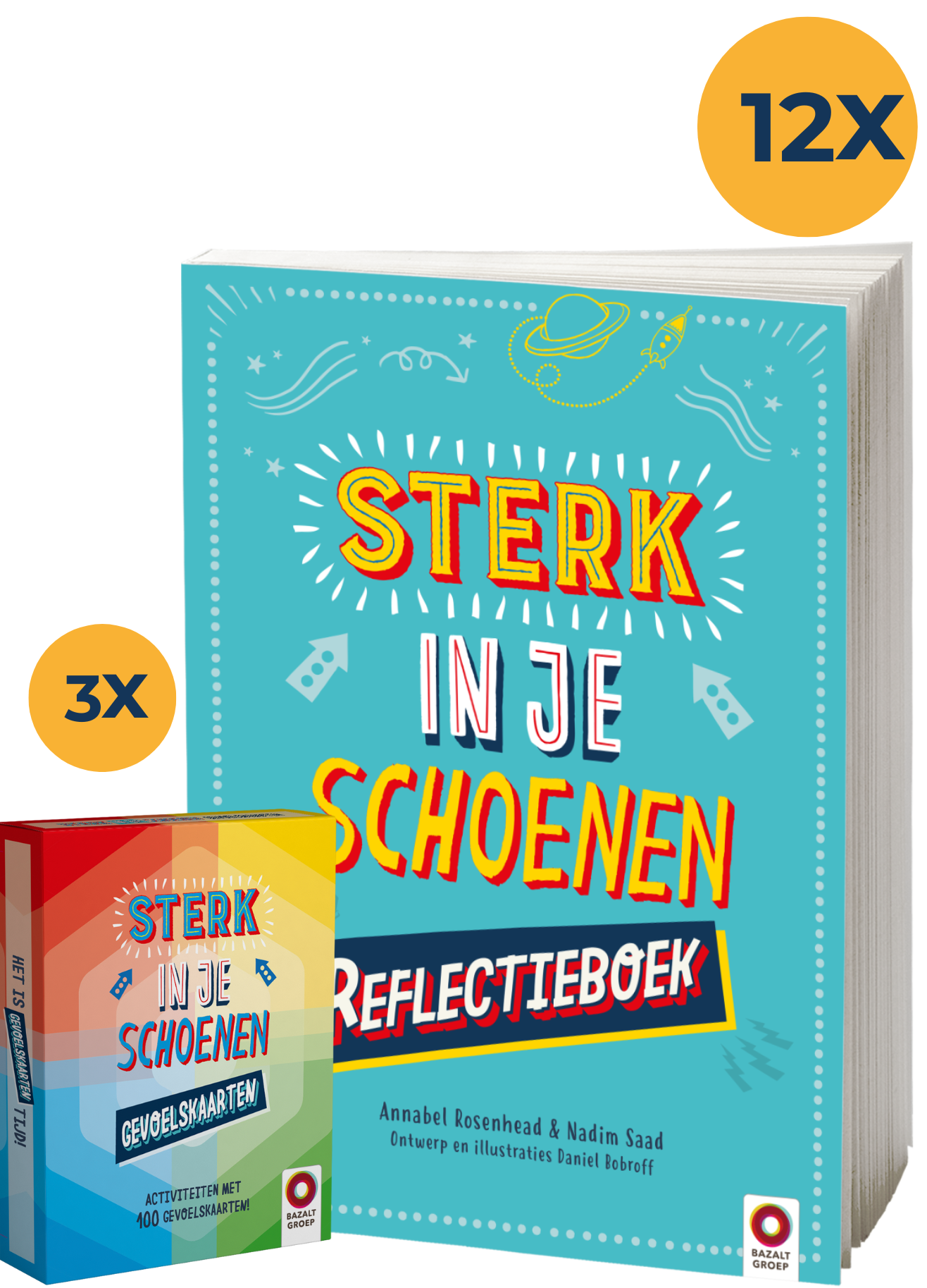 Sterk in je schoenen Reflectieset - schoolset voor 12 leerlingen