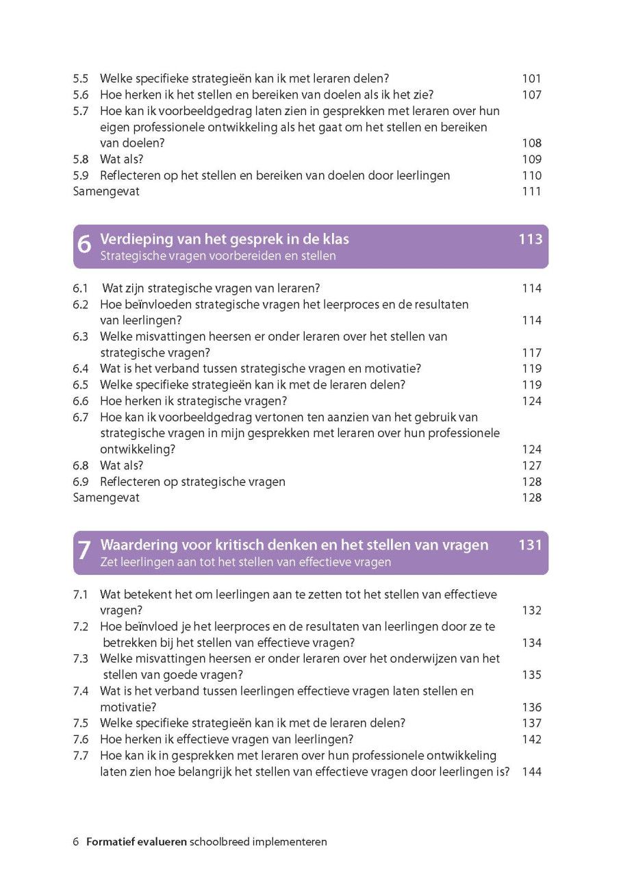 Formatief evalueren schoolbreed implementeren