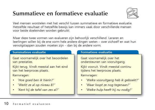 Formatief evalueren - pocketboek