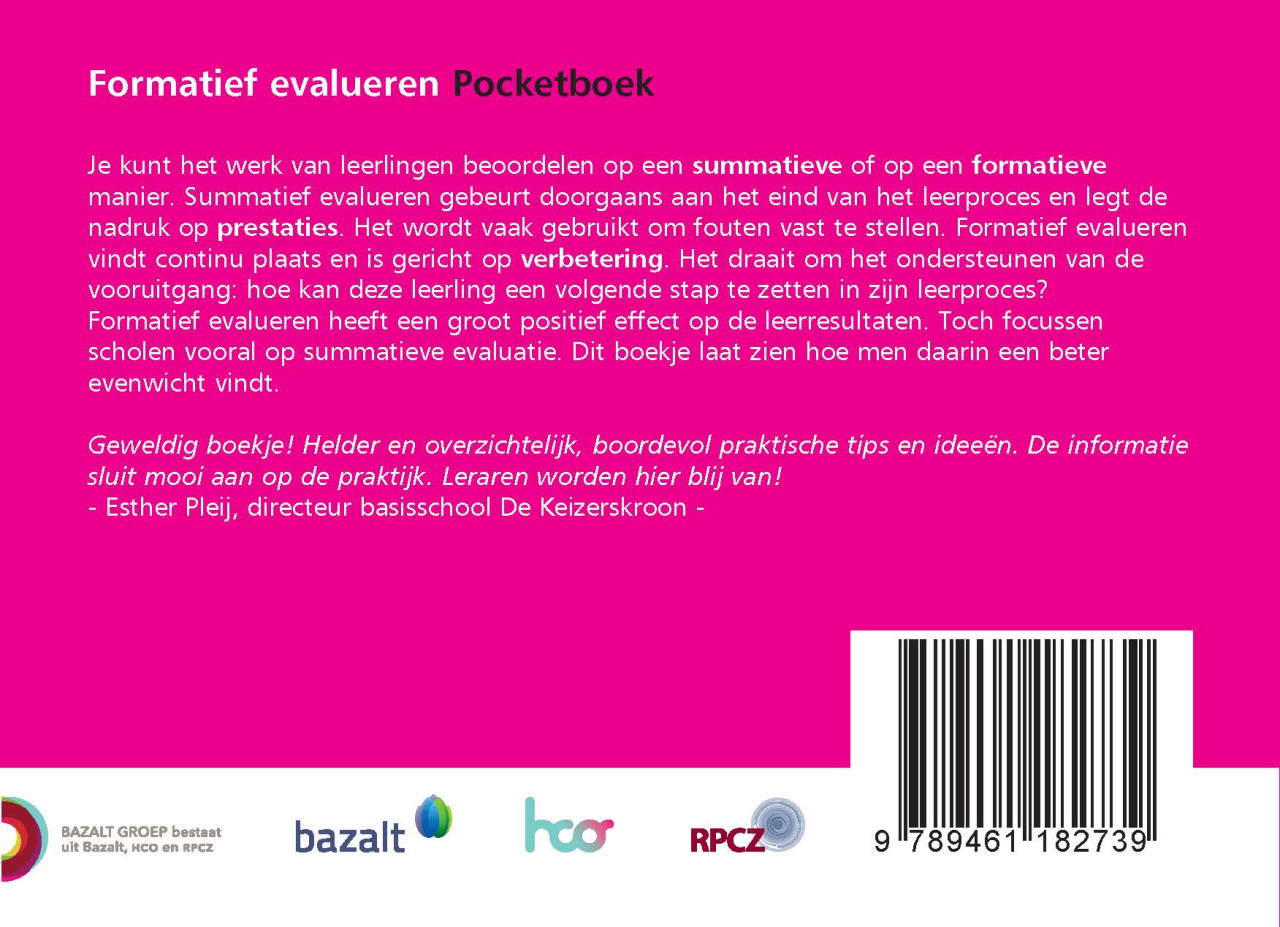 Formatief evalueren - pocketboek