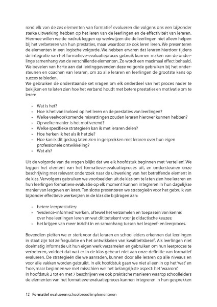 Formatief evalueren schoolbreed implementeren