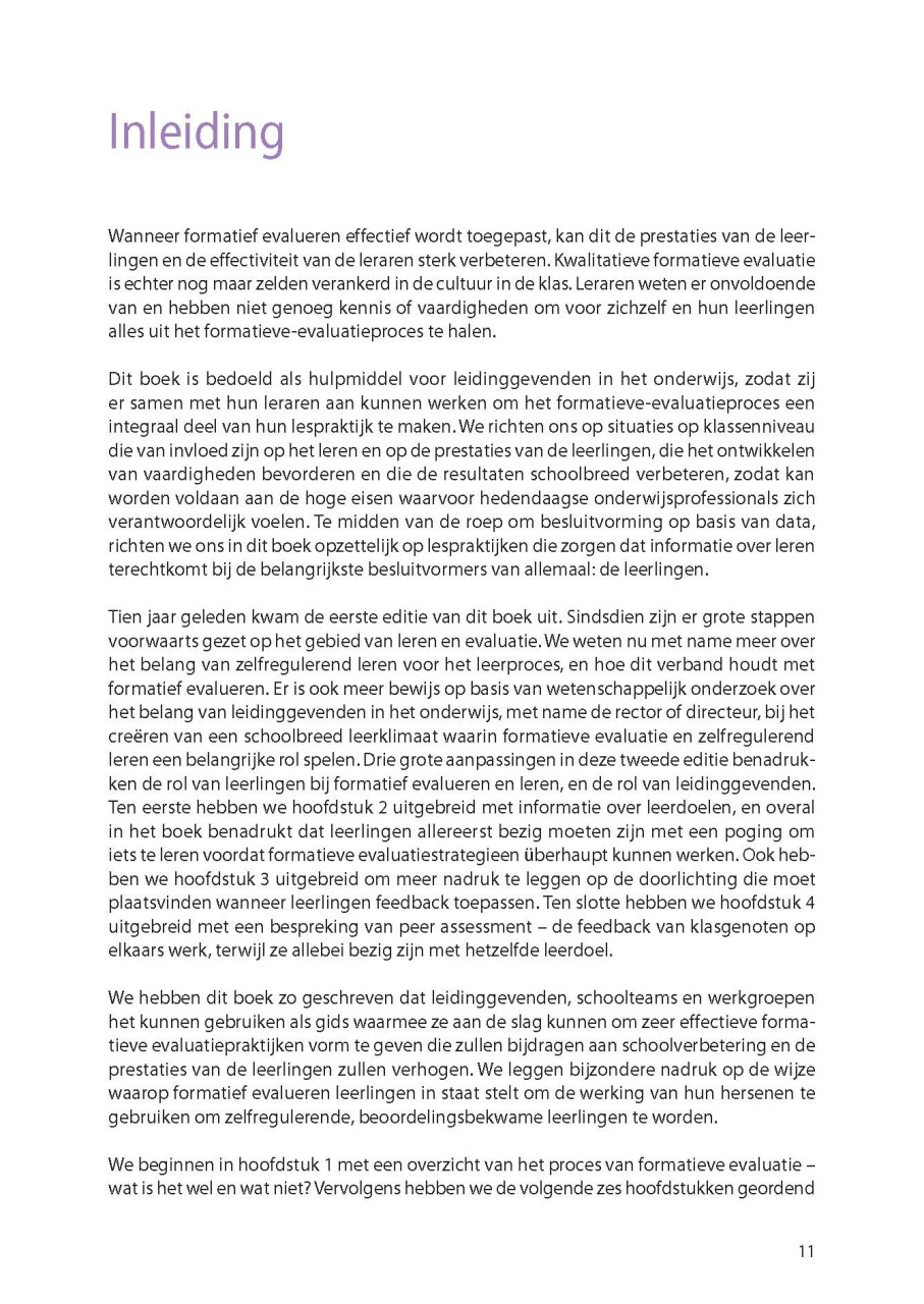 Formatief evalueren schoolbreed implementeren
